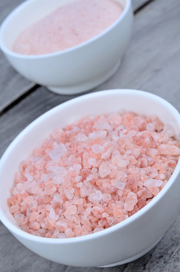 Fine Himalayan Pink Salt Ceramic Bowl Stock Photos - Free & Royalty ...