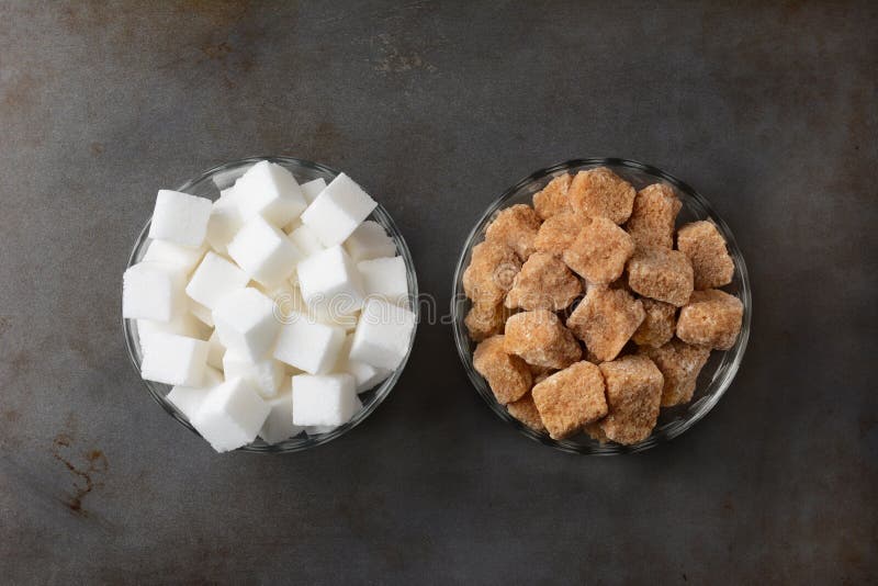Bowls of Sugar Cubes stock image. Image of still, symmetry - 53295259