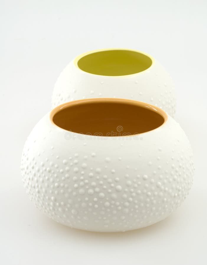 Bowls with Texture stock image. Image of pottery, isolated - 16601165