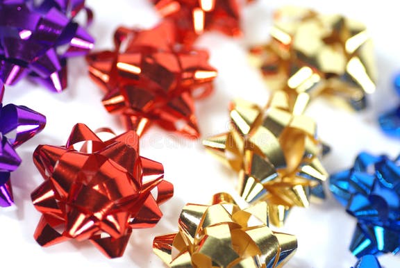 Bows in a row stock image. Image of celebrations, holiday - 3547405