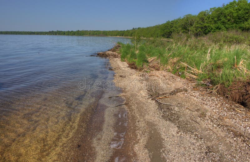 Bowstring Lake is Part of the Leech Lake Native American Reserva Stock ...