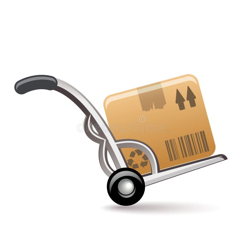 Box stock vector. Illustration of transfer, pack, chit - 14977259