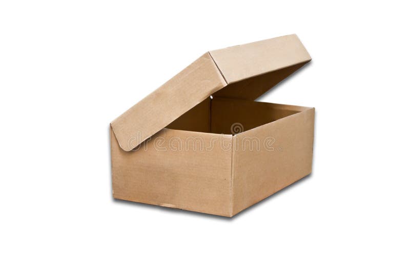 Pasteboard box stock photo. Image of pasteboard, corrigated - 10285076