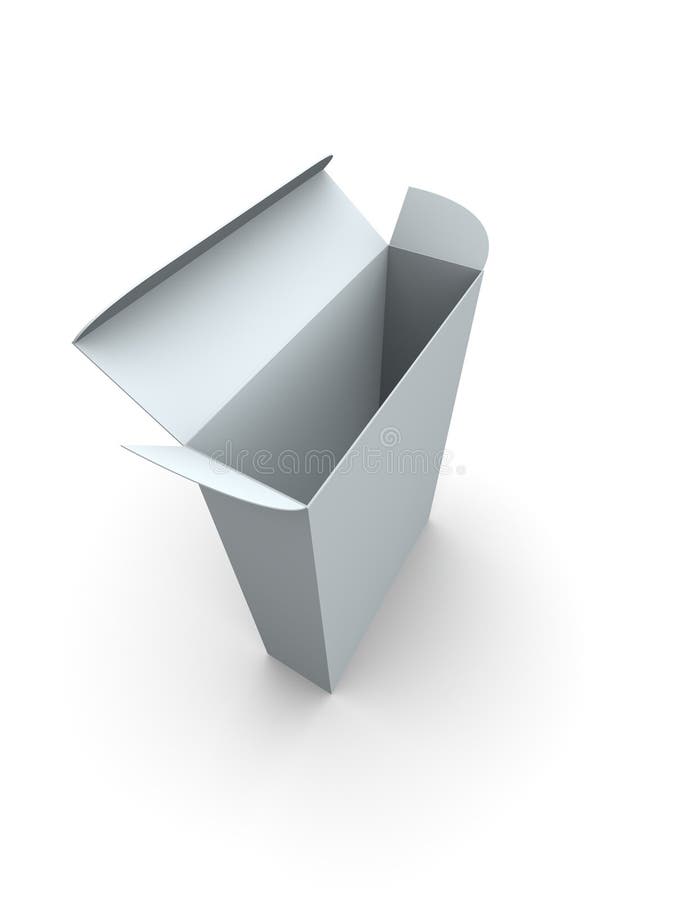 Side Open Book Box with Holding Notch, Book Cover Box Dieline Template ...