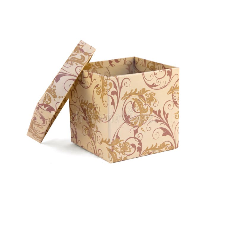 Box stock photo. Image of beige, decoration, gift, small - 7400098