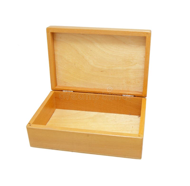 Open wood box empty stock photo. Image of board, business - 899118