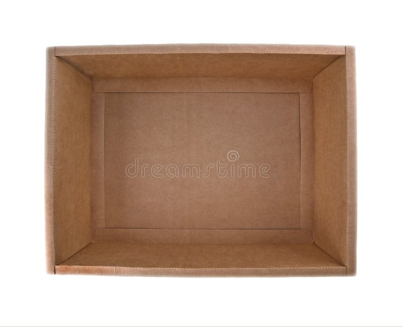Inside the cardboard box stock image. Image of merchandise - 7615963