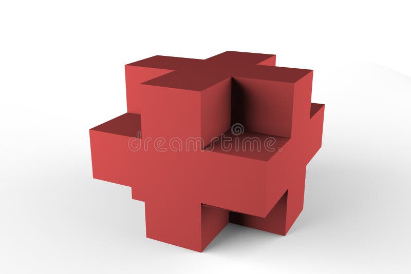 Box stock illustration. Illustration of cross, four, light - 9435217