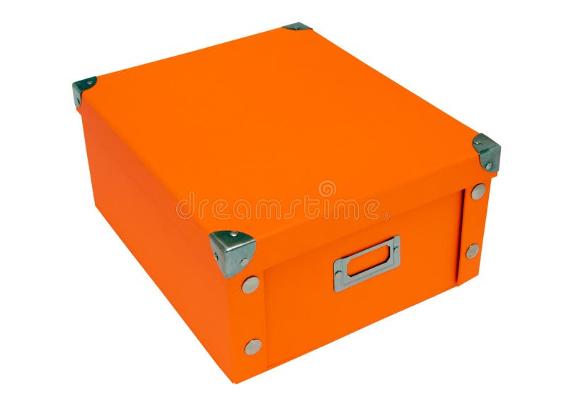 Orange Carton stock photo. Image of object, carton, container - 606500