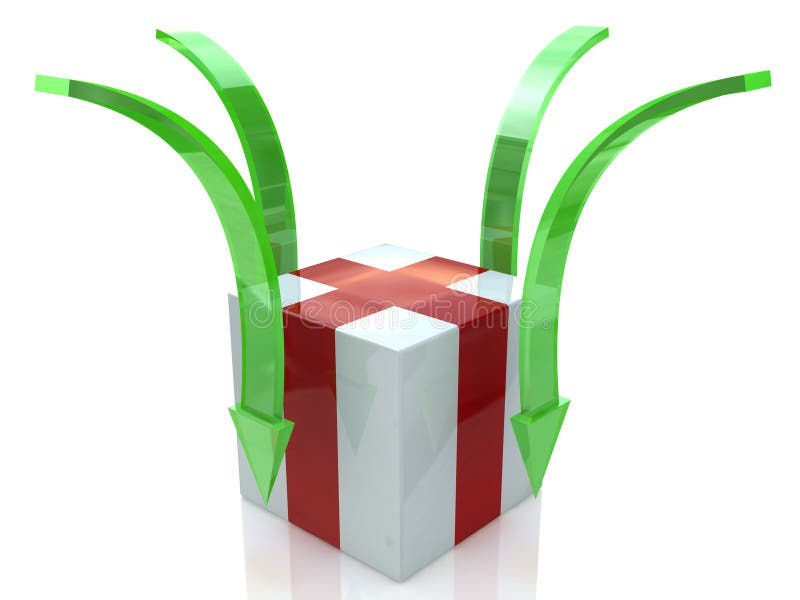 Box and arrow stock illustration. Illustration of objects - 29933497