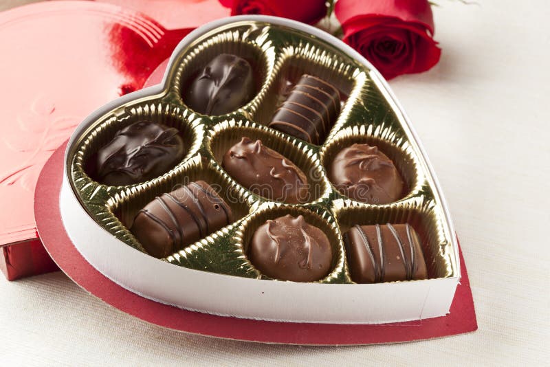 Box of Assorted Chocolates stock photo. Image of brown - 28799814