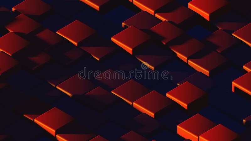 Box Background Smooth Animation. Boxes Geometry. 3D Animation Cubes ...