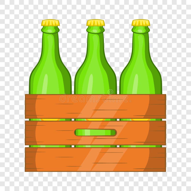 Box of Beer Icon, Cartoon Style Stock Vector - Illustration of liquid ...