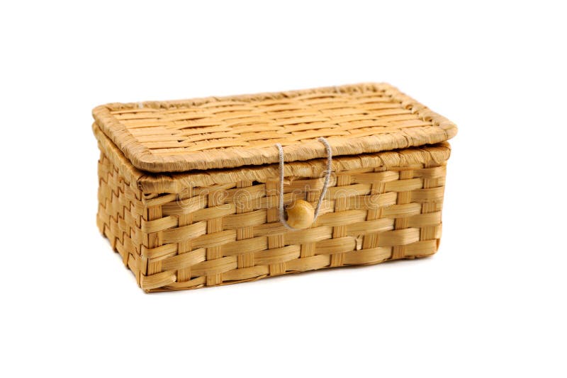 Box of birch bark stock photo. Image of handmade, container - 74425898