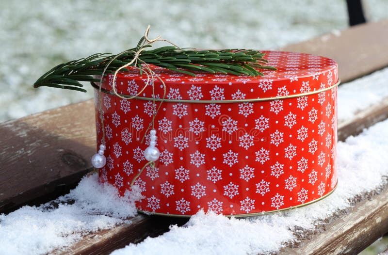 Box with Biscuits on the Bench Stock Photo - Image of bunch, biscuits ...