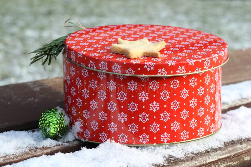 Box with Biscuits on the Bench Stock Photo - Image of agriculture ...