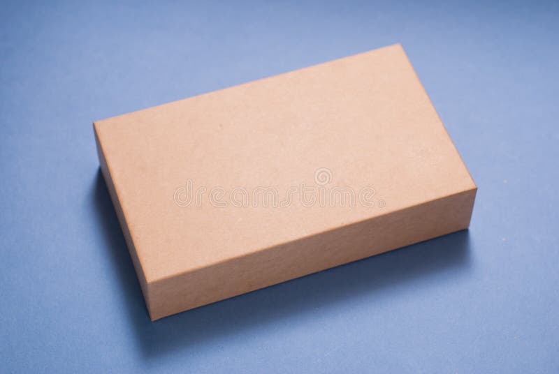 Open Blank Cardboard Box for Mockup Stock Image - Image of empty ...
