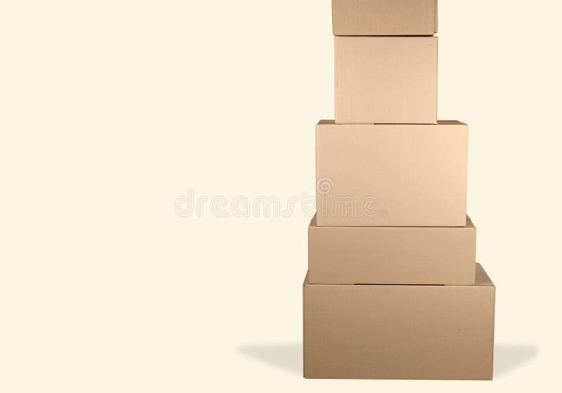 Box stock image. Image of package, relocation, stacking - 115412431