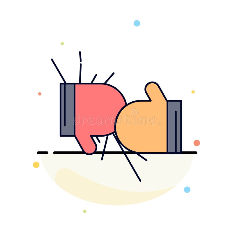 Box, Boxing, Competition, Fight, Gloves Flat Color Icon Vector Stock ...