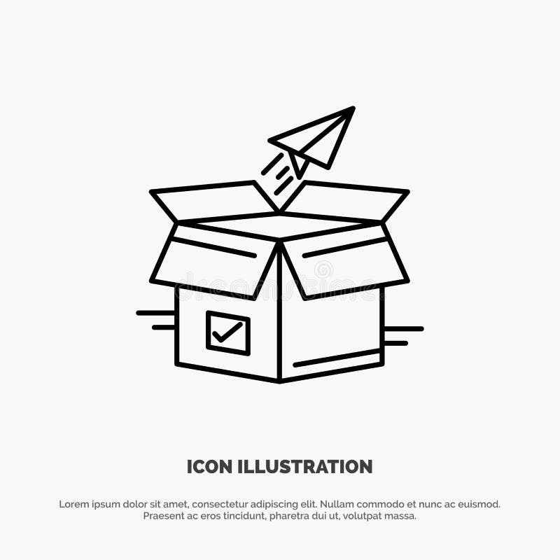 Box Package Line Icon Stock Illustrations – 73,270 Box Package Line ...