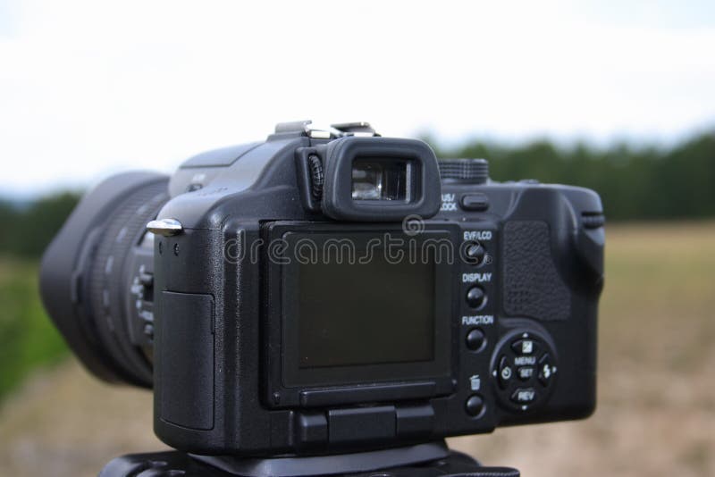 Box-camera. stock image. Image of stand, forest, grass - 16106783