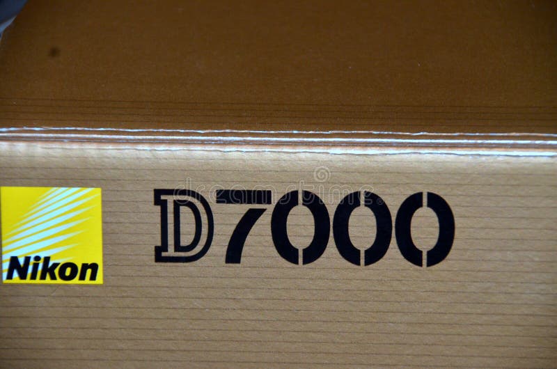 Box from the Camera Nikon D7000 Editorial Photography - Image of ...