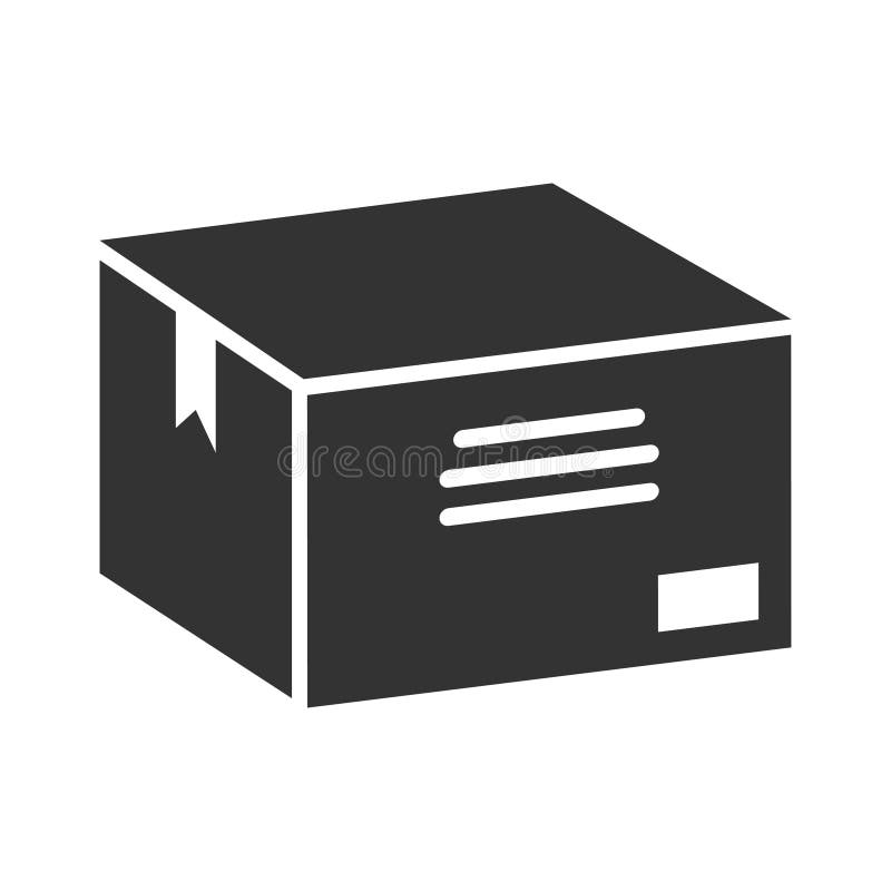 Box, cargo icon stock vector. Illustration of delivery - 198403433