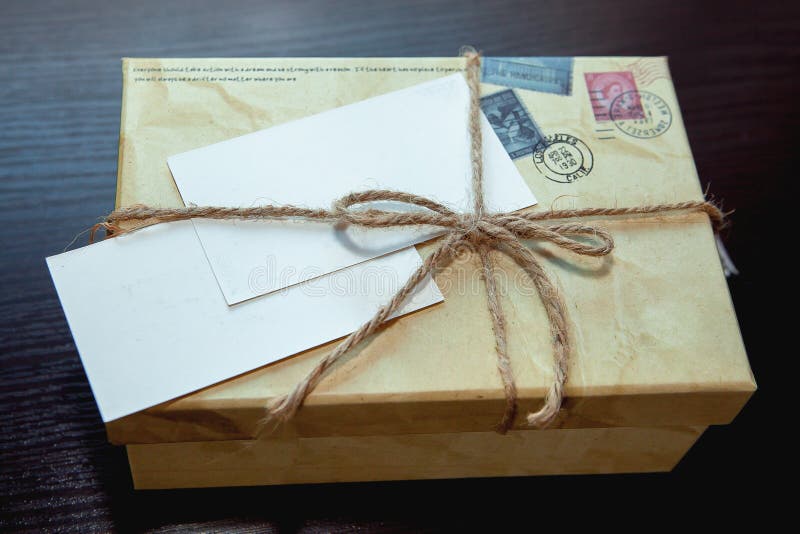 Box, carton stock image. Image of rope, sheet, vintage - 68613245