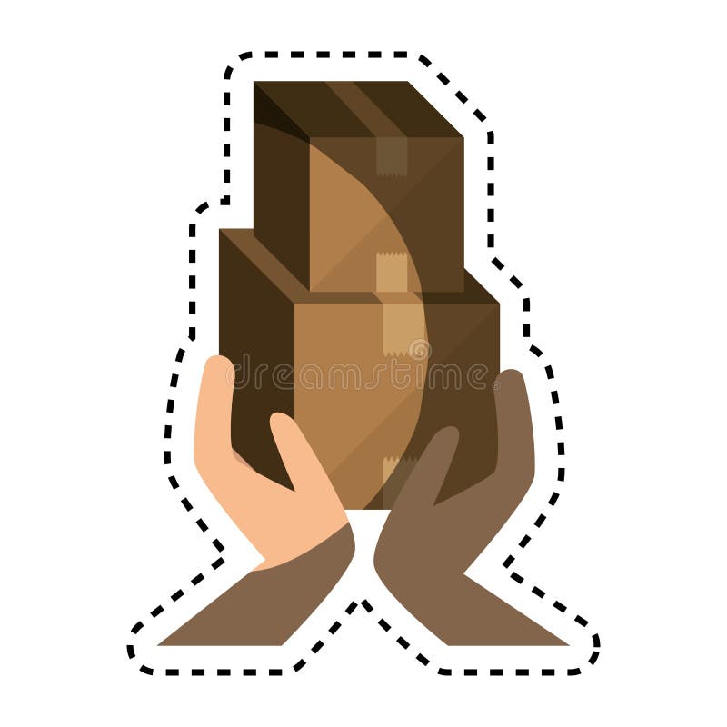 Box carton packing icon stock illustration. Illustration of graphic ...