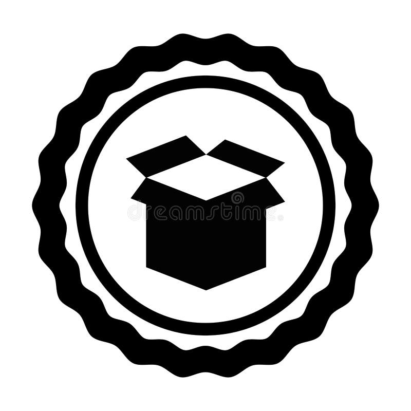 Box carton packing icon stock illustration. Illustration of packaging ...