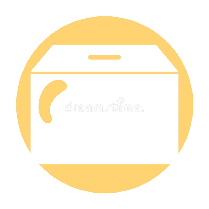 Box carton packing icon stock vector. Illustration of packaging - 96081788