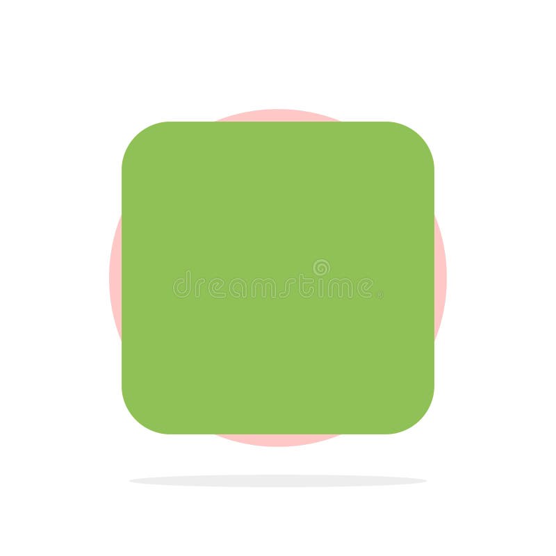 Box, Checkbox, Unchecked Abstract Circle Background Flat Color Icon ...