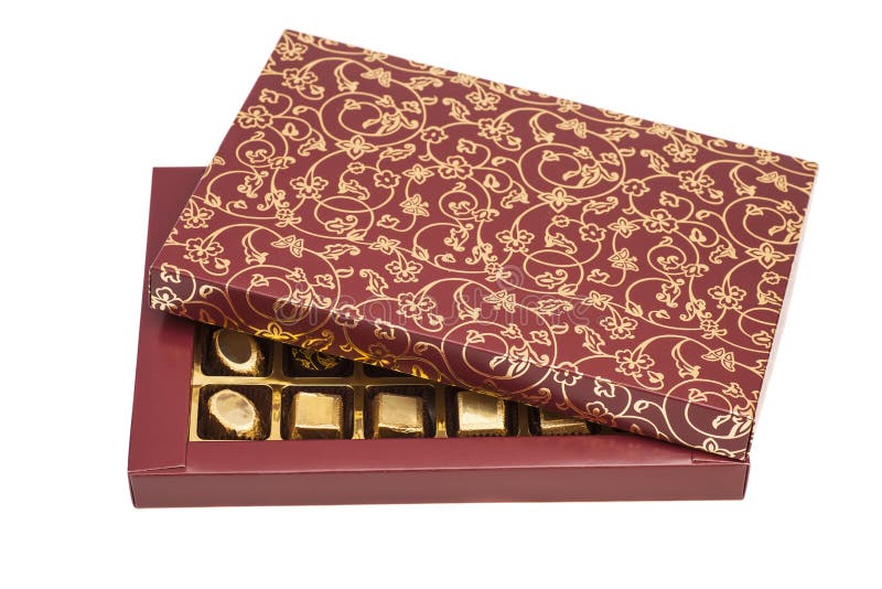 Box of chocolate candies stock photo. Image of delicious - 56228938