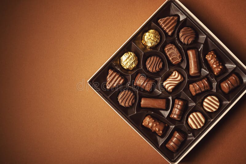Box of Chocolates stock image. Image of group, food, bunch - 78703847