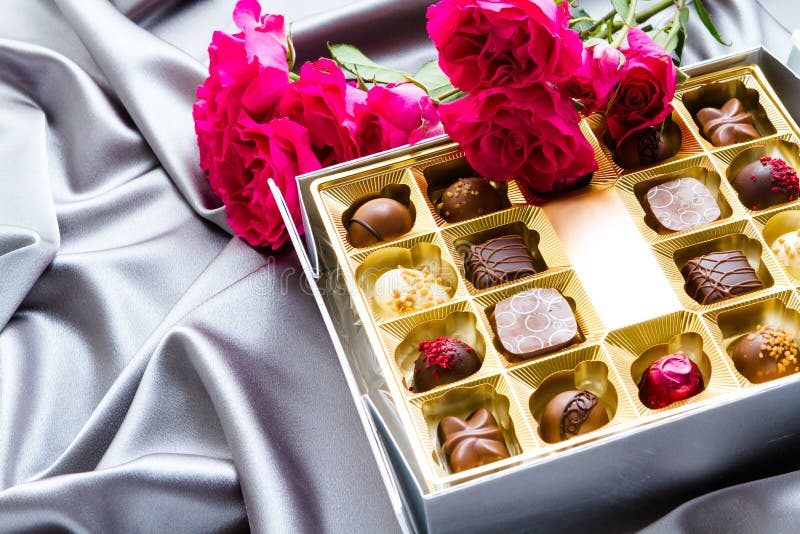 Box of chocolates stock photo. Image of fancy, gift, candy - 34002288