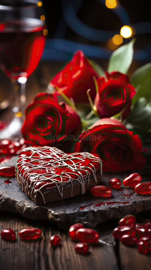 A Box of Chocolates with a Love Note Written in Chocolate, Chocolate ...