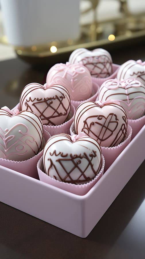 A Box of Chocolates with a Love Note Written in Chocolate, Chocolate ...