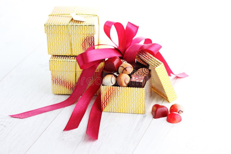 Box of chocolates stock image. Image of gift, birthday - 46128739