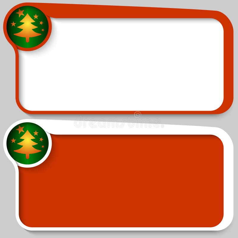 Box and Christmas tree stock vector. Illustration of shape - 35121579