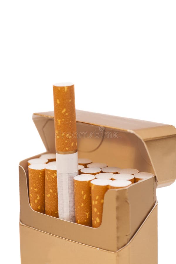 Box of cigarettes stock image. Image of carcinogenic - 56411517