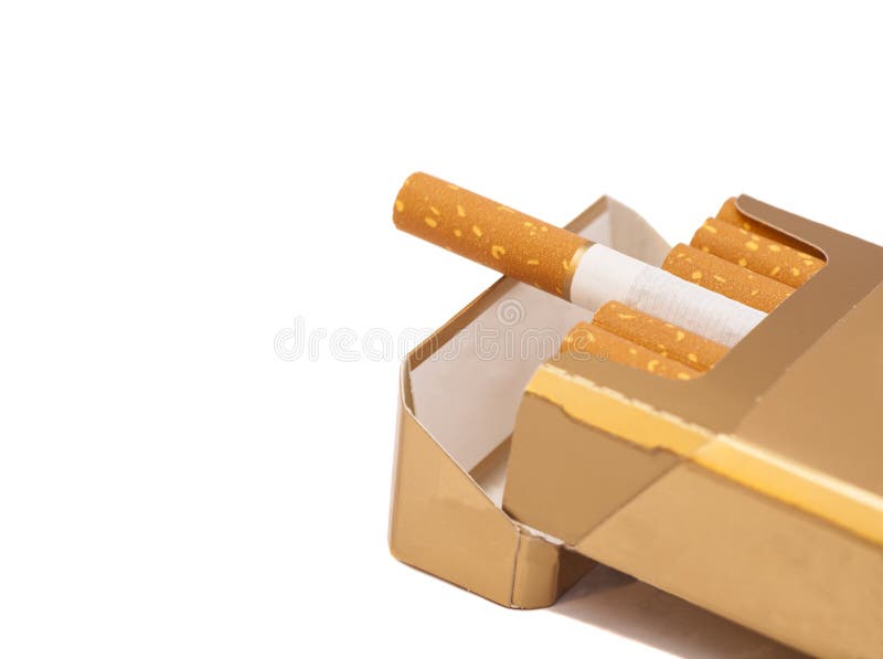 Box of cigarettes stock image. Image of quit, close, cigarette - 56411633