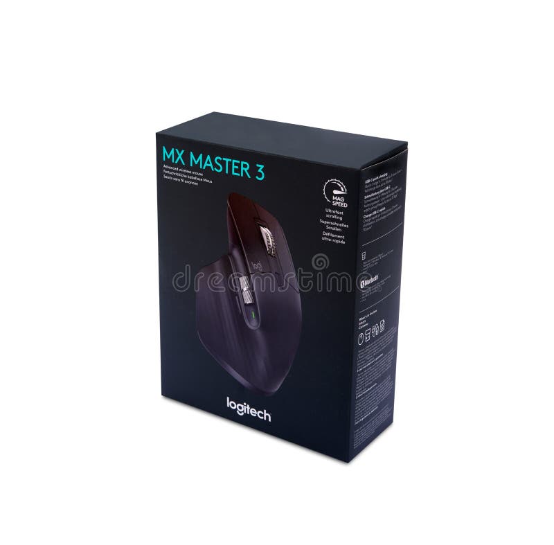Box Containing Logitech Mouse Editorial Image - Image of editorial ...