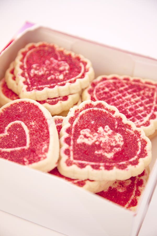 Box of cookies stock photo. Image of romance, dessert - 7971814