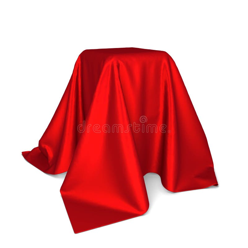 Box Stand Covered Red Satin Cloth Stock Illustrations – 176 Box Stand ...