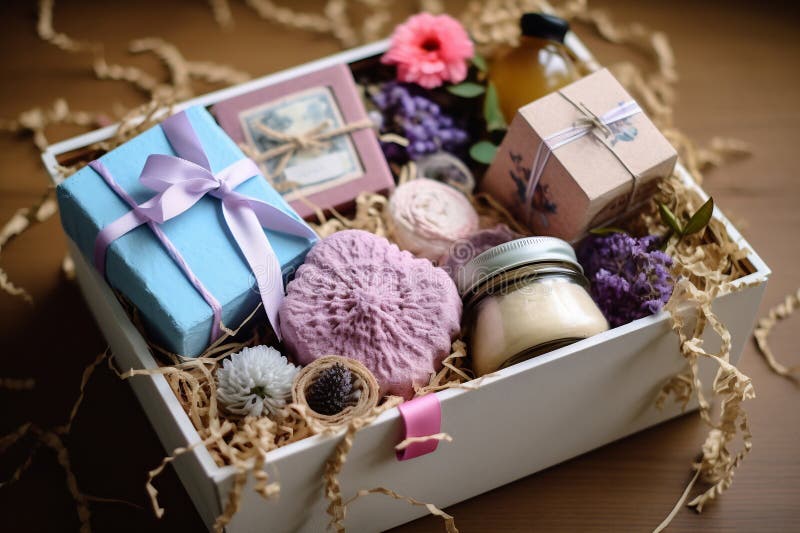 Assorted Items Packed in a Box Stock Illustration - Illustration of ...