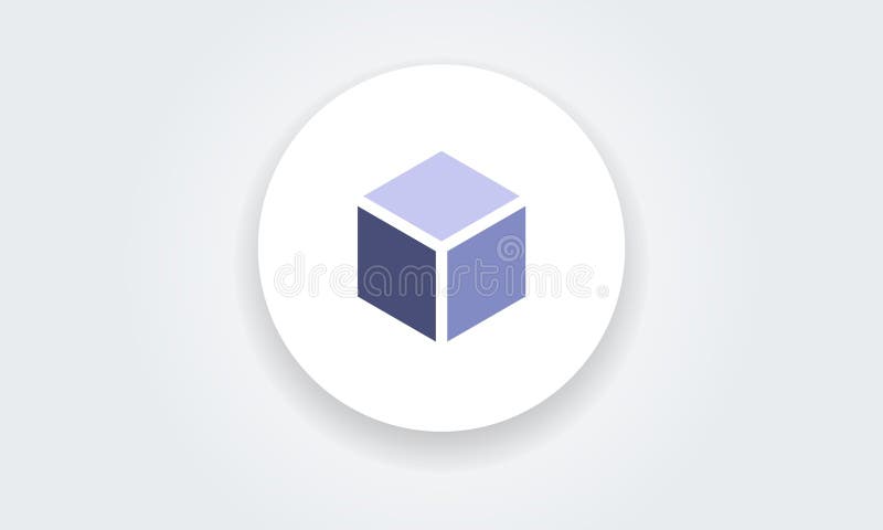 Box, Cube Icon. Logo Product Concept Vector Illustration Package Symbol ...