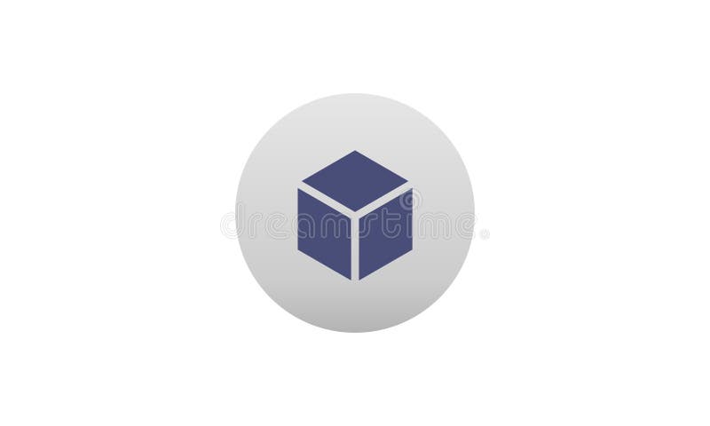 Box, Cube Icon. Logo Product Concept Vector Illustration Package Symbol ...