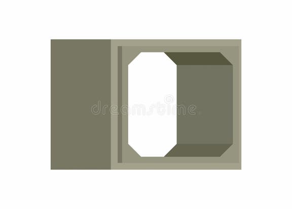 Box Culvert. Simple Flat Illustration. Stock Vector - Illustration of ...