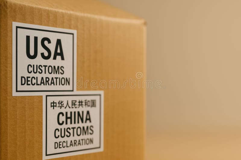 Customs Declaration Labels Stock Illustrations – 2 Customs Declaration ...
