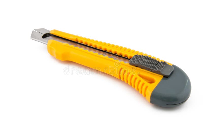 Blue Box Cutter stock image. Image of tool, tools, edge - 11367